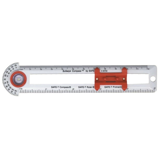 Safe-T BullsEye 3-in-1 Compass, 6 in, ABS, Pack of 10 - Walmart.com ...