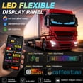 12V/24V Dynamic Flexible LED Car Screen, App-Controlled Custom Soft ...