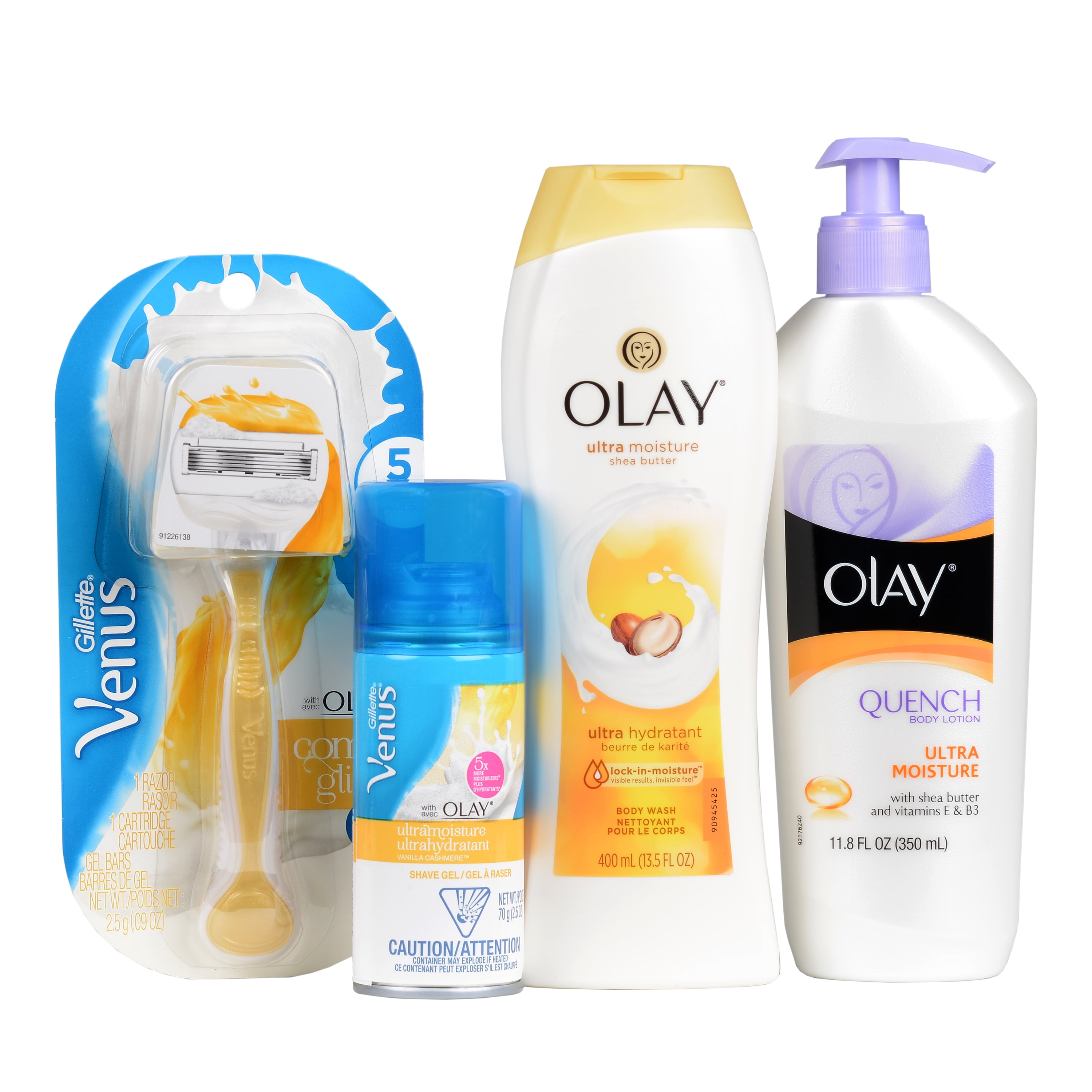 Gillette Venus with Olay Ultra Moisture Female Shave Set - 6 Pc – BrickSeek
