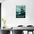 AVOI Inspirational Wall Art A Smooth Sea Never Made A Skilled Sailor ...