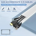 Cord Cover Raceway Kit - 157" Cable Concealer, Wire Hider for TV Wall ...
