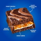Hostess Kazbars Chocolate Caramel, Cream Filled, Crunchy Treat, 8 Count ...