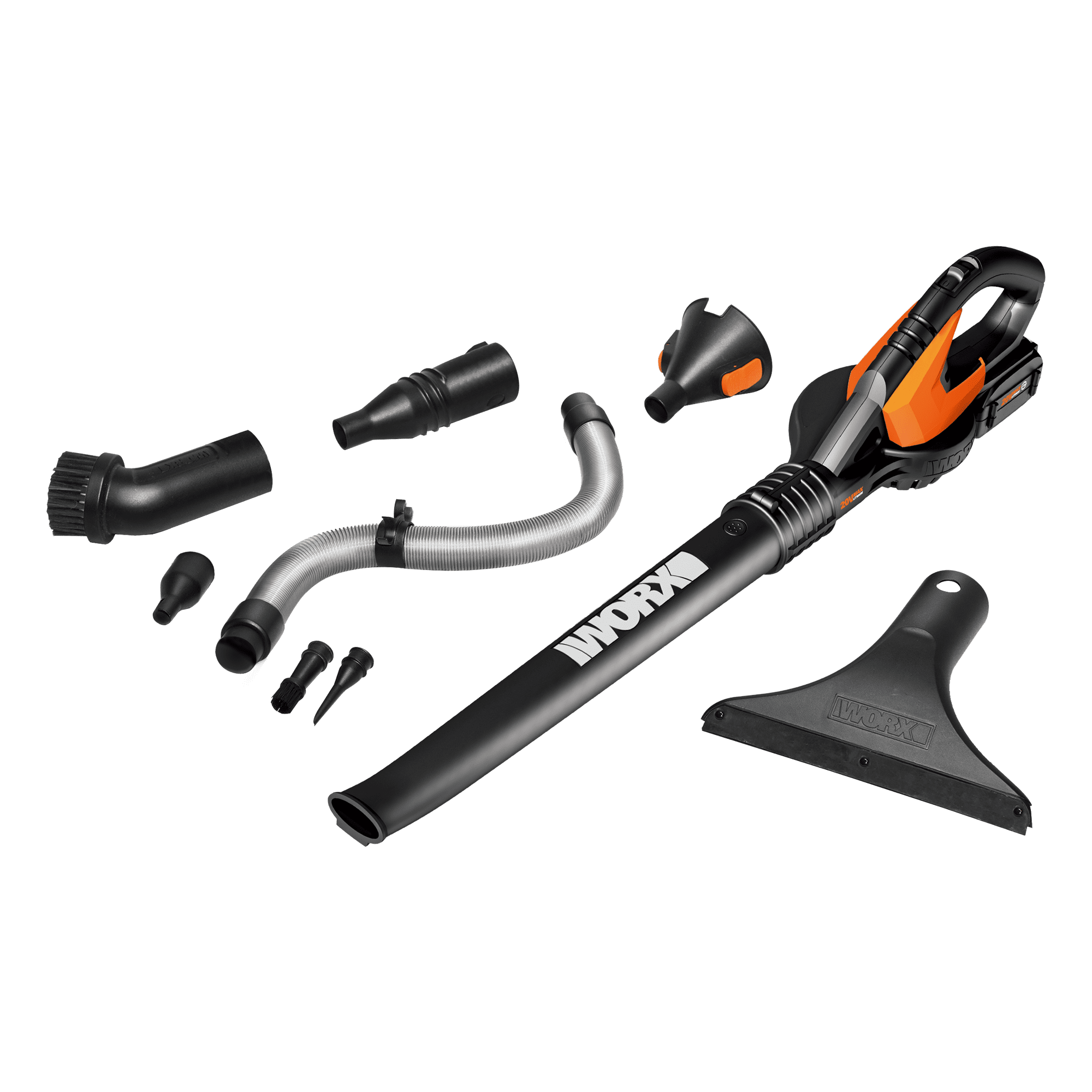 Worx WG545.4 20V Power Share 4.0Ah Cordless Leaf Blower, Sweeper or ...