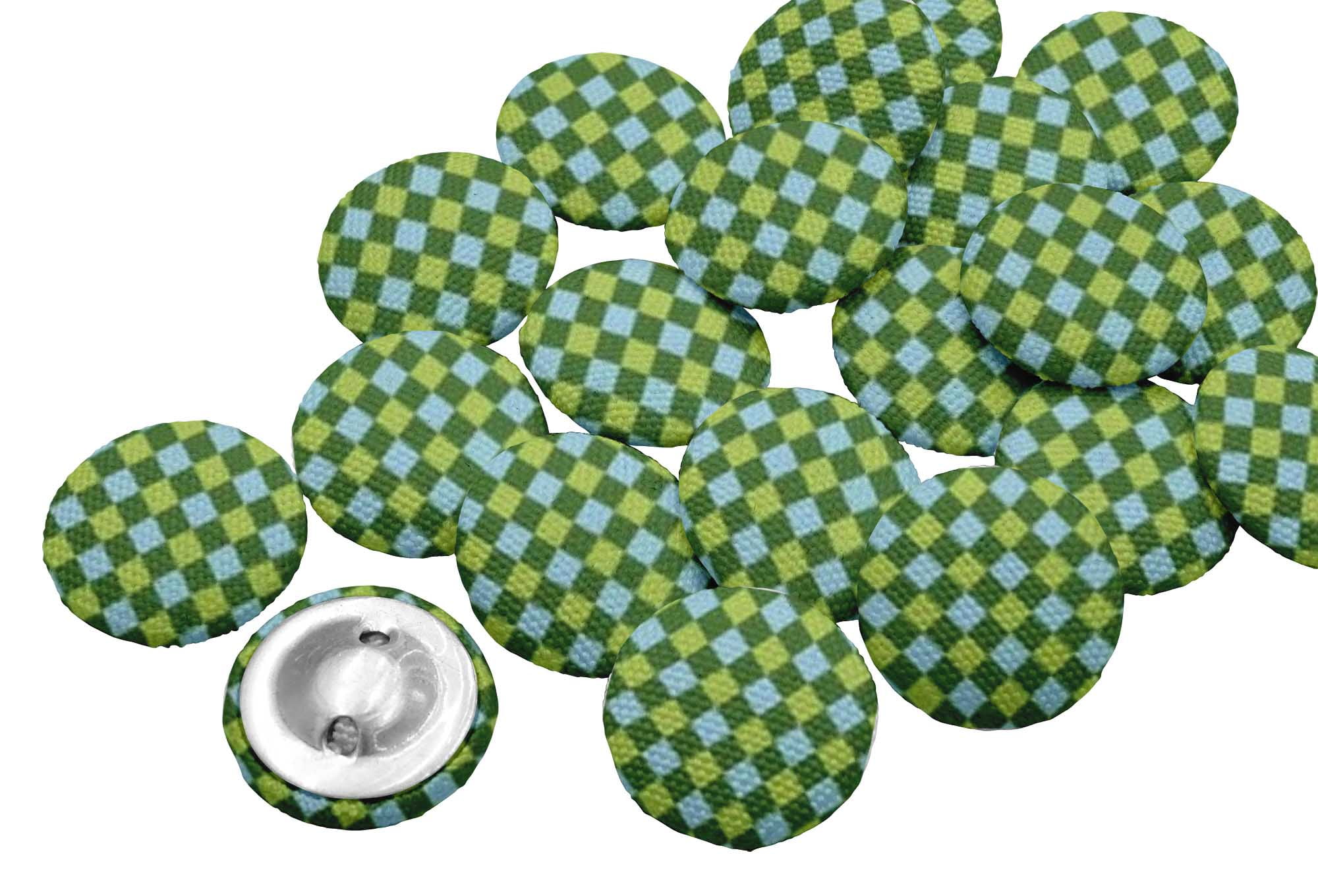 IBA Indianbeautifulart Green 1 Inch Buttons For Sewing Fancy Buttons ...