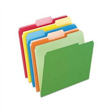 Double Stuff File Folders, 1/3-Cut Tabs: Assorted, Letter Size, 1.5 ...