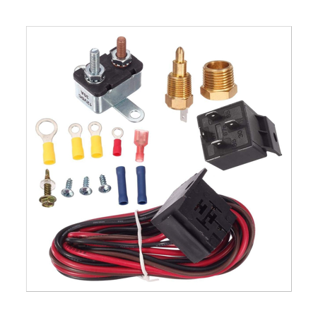 175-185 Degree Electric Cooling Fan Thermostat Kit Temp Sensor ...