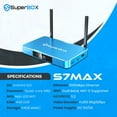 2026 Super Box S7 Max Fully Loaded, Voice Remote Control Powerful Smart ...