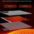 5W Reptile Heating Pad Reptile Heating Pad Under Tank Safe Fast Heating ...