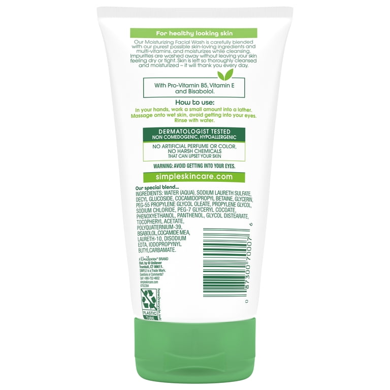 Simple Moisturizing Facial Cleanser