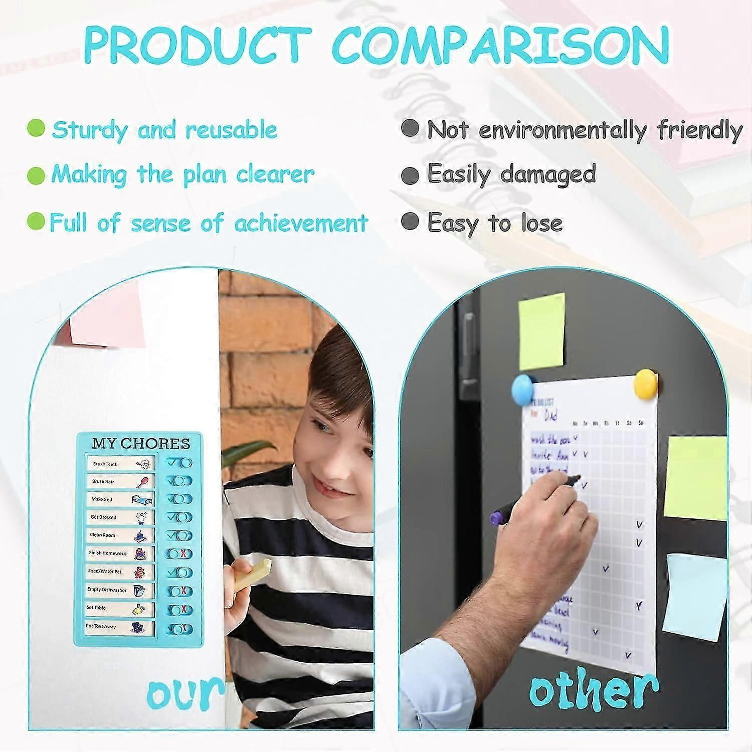 List Checklist Board, Daily Schedule, Memo Checklist, Blank Paper ...