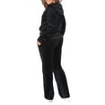 Universal PS2828-06-1XL Velour 2 Piece Womens Plus Size Set, Black - 1XL - Walmart.com