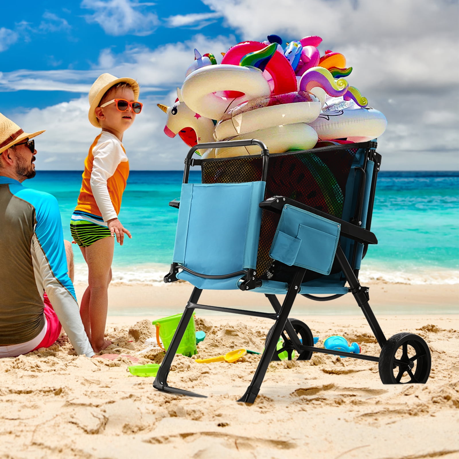 3 in 1 utility wagon beach chair store
