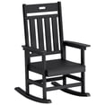 Homall Oversized HDPE Outdoor Rocking Chair, All-Weather Patio Rocker ...