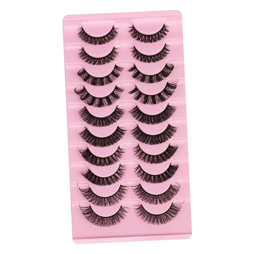 Click here for Generic 10 Pairs Russian Strip Lashes Curly Handma... prices