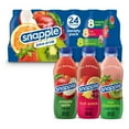 Snapple Juice Drink Variety Pack, 20 oz Bottles, Kiwi Strawberry, Apple ...