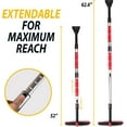 Zone Tech Extendable Snow Brush and Ice Scraper for Car, 2-1 and ...