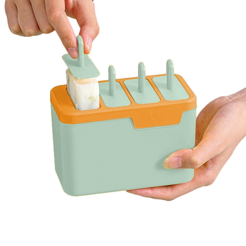 Tohuu sicles Molds 4-grid Reusable Ice Molds DIY Ice Mold for Kids ...