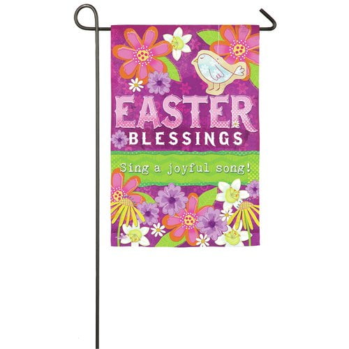 Evergreen Flag & Garden Easter Blessings 2-Sided Polyester 1'6'' x 1'1 ...
