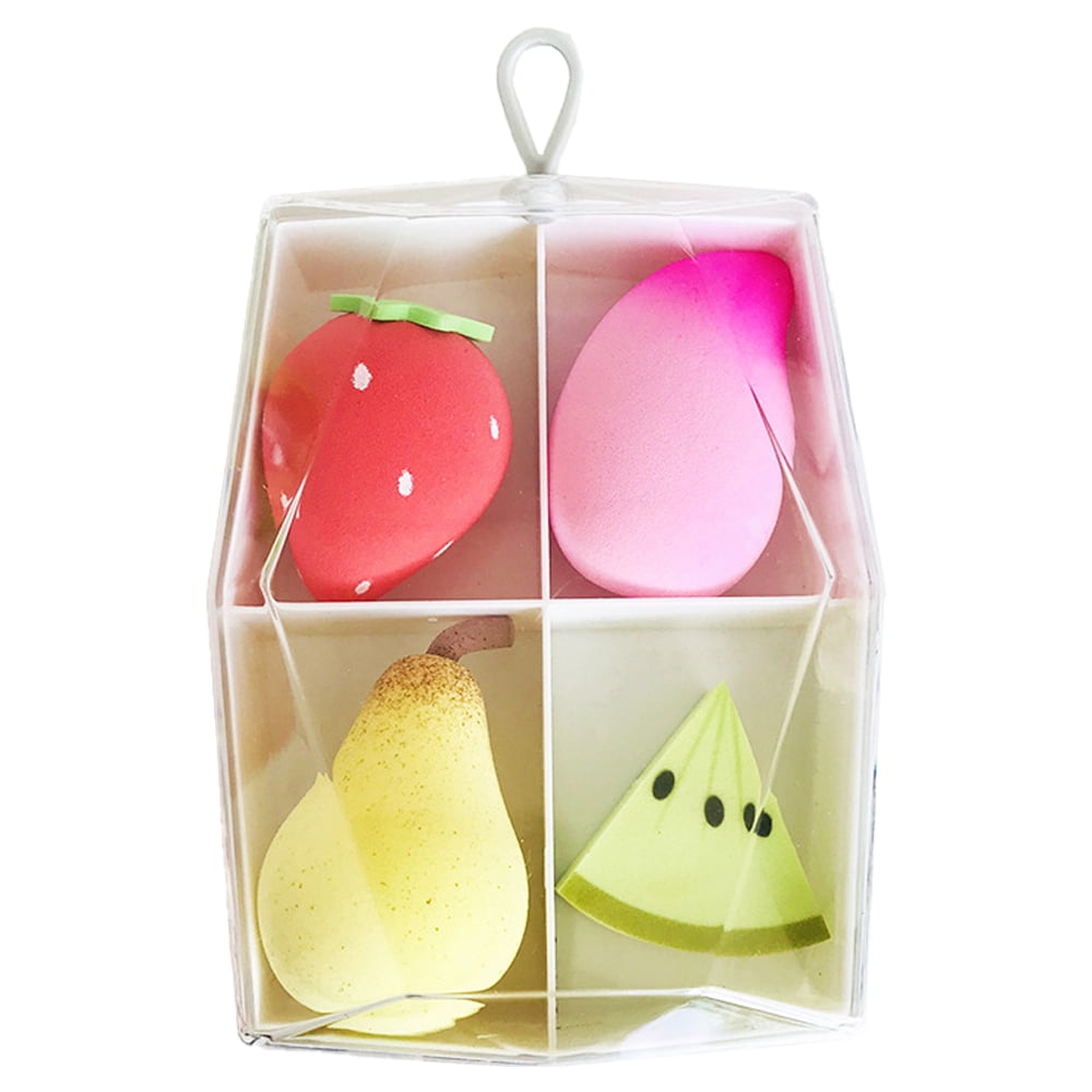 4 pcs Makeup Sponges Blender Set, Beauty Eggs for Girls,Available both ...