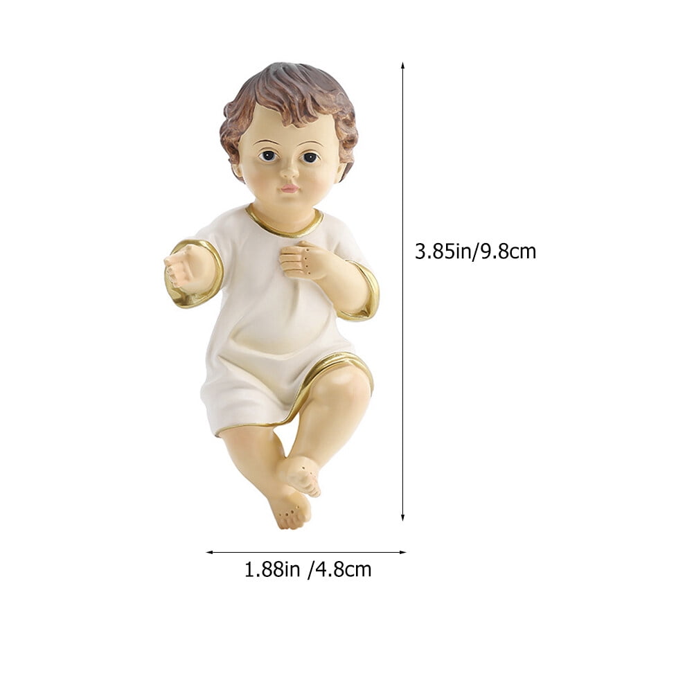 Resin Baby Jesus Party Festival Jesus Doll Ornament Desktop Jesus Doll ...