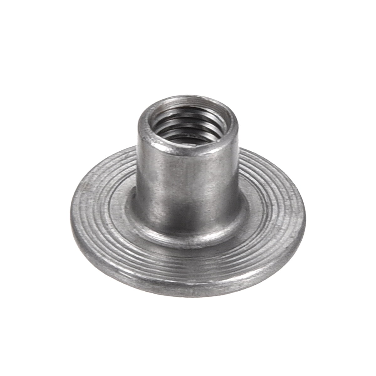 30Pcs M5x15x1.2mm Brad Hole Tee Nut Carbon Steel Round Screw-In T-Nut ...