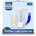 Breathing Exercise Device for Lungs, Deep Breathing Trainer for Adults ...