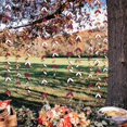 52Ft Burgundy Rose Gold Leaf Garland Banner, Paper Hanging Streamer ...