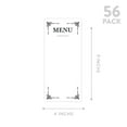 Koyal Wholesale Black Art Deco Printable Wedding Paper Menu Cards for ...