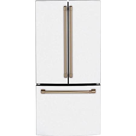 Cafe CWE19SP4NW2 18.6 cu. ft. French Door Refrigerator in Matte White ...