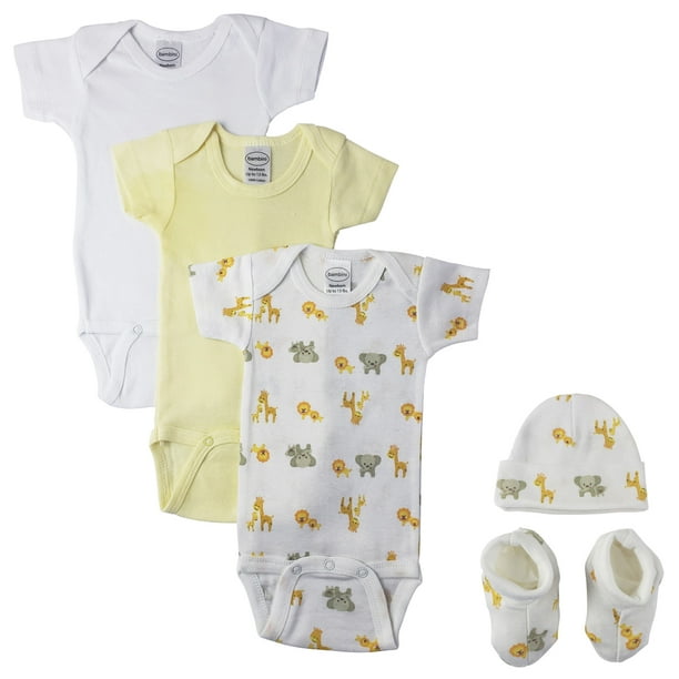 Unisex Newborn Baby 5 Pc Layette Sets - Walmart.com