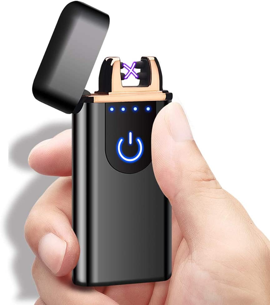 Encendedor eléctrico de plasma a prueba de viento recargable por USB ...