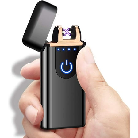 TILIYHELLO Windproof Plasma Electric Lighter USB Rechargeable Smart ...