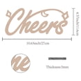 1pc Laser Cut Basswood Wall Sculpture for Home Decoration Kitchen ...