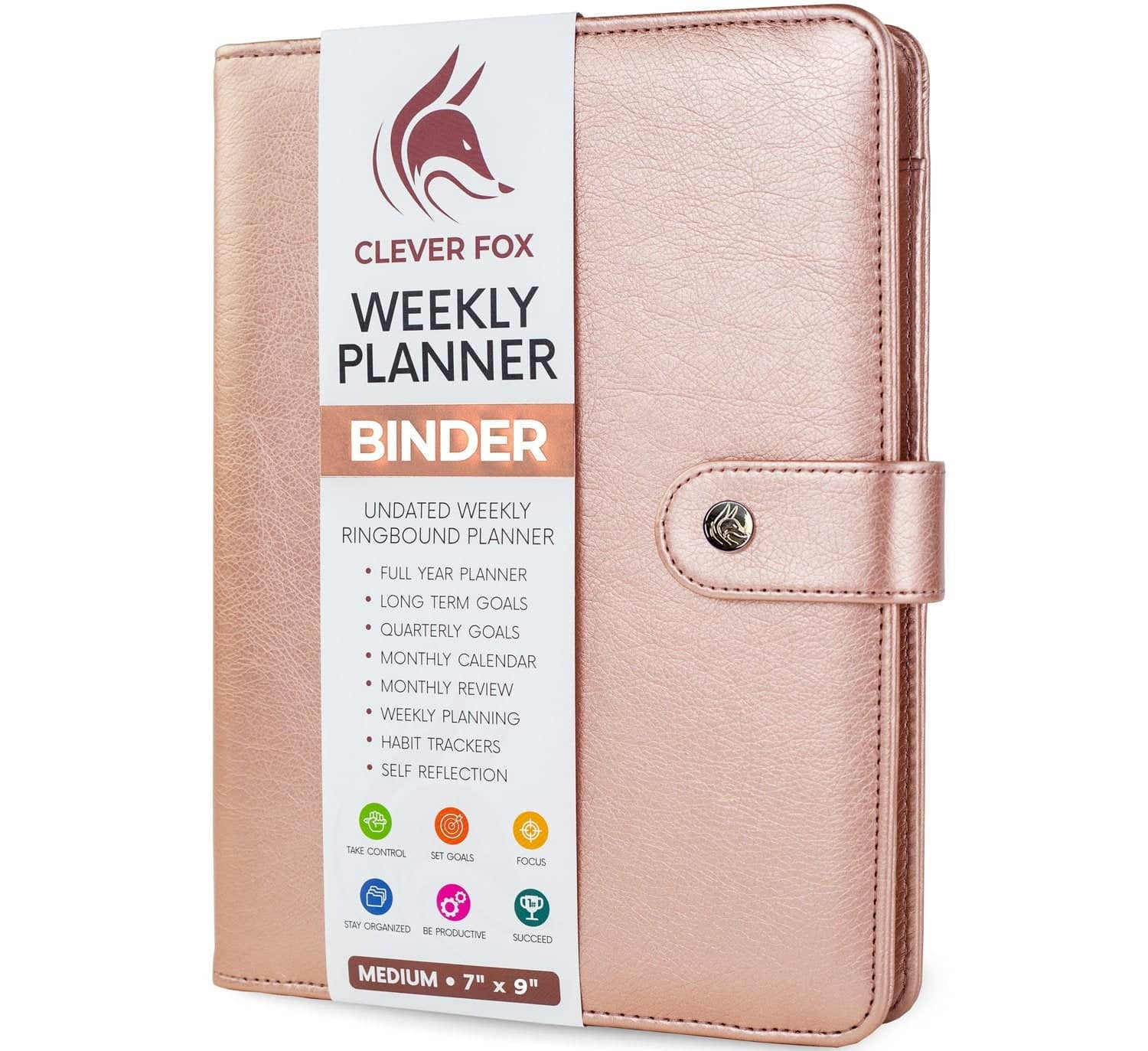 Clever Fox Weekly Planner Binder - Walmart.com