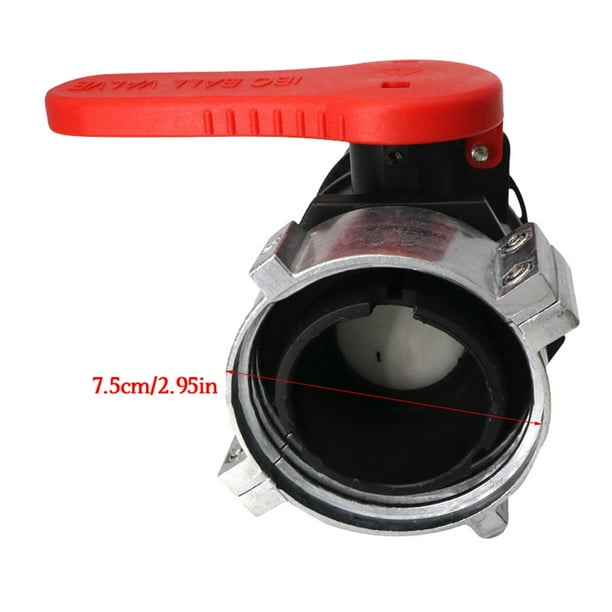Ball Valve Plastic 75mm Thread Barrels Ball Valve Replacement Fuel ...