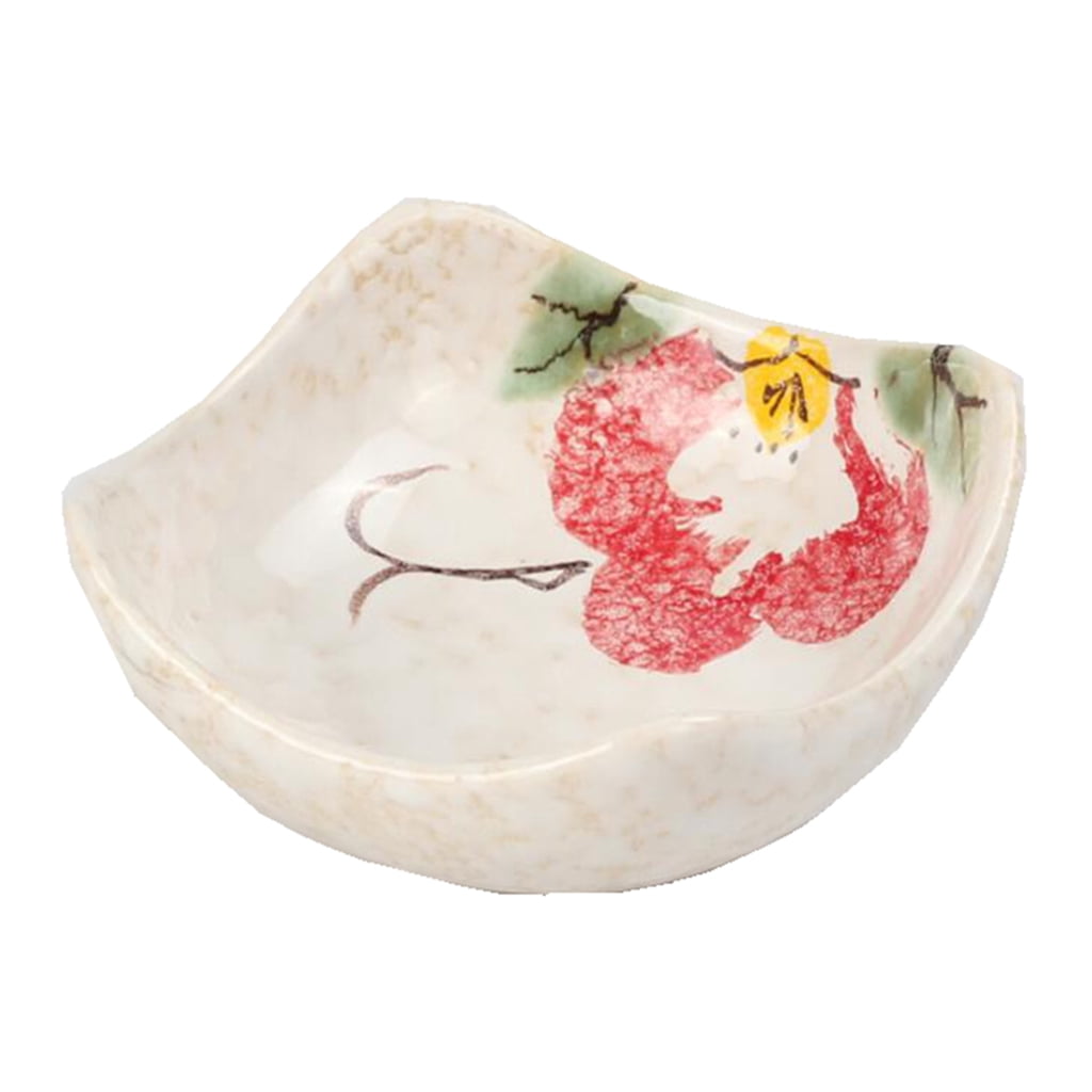 Porcelain Sauce Dish Dipping Plate Tableware Dining Table Decor ...