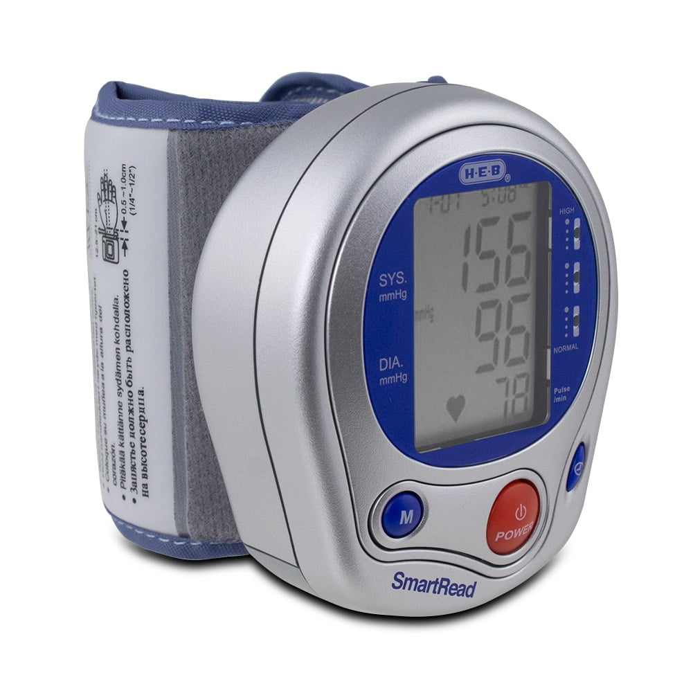 Deluxe Digital Wrist Blood Pressure Monitor With Memory 04 228 001 Deluxe Digital Wrist Blood Pressure Monitor With Memory 04 228 001