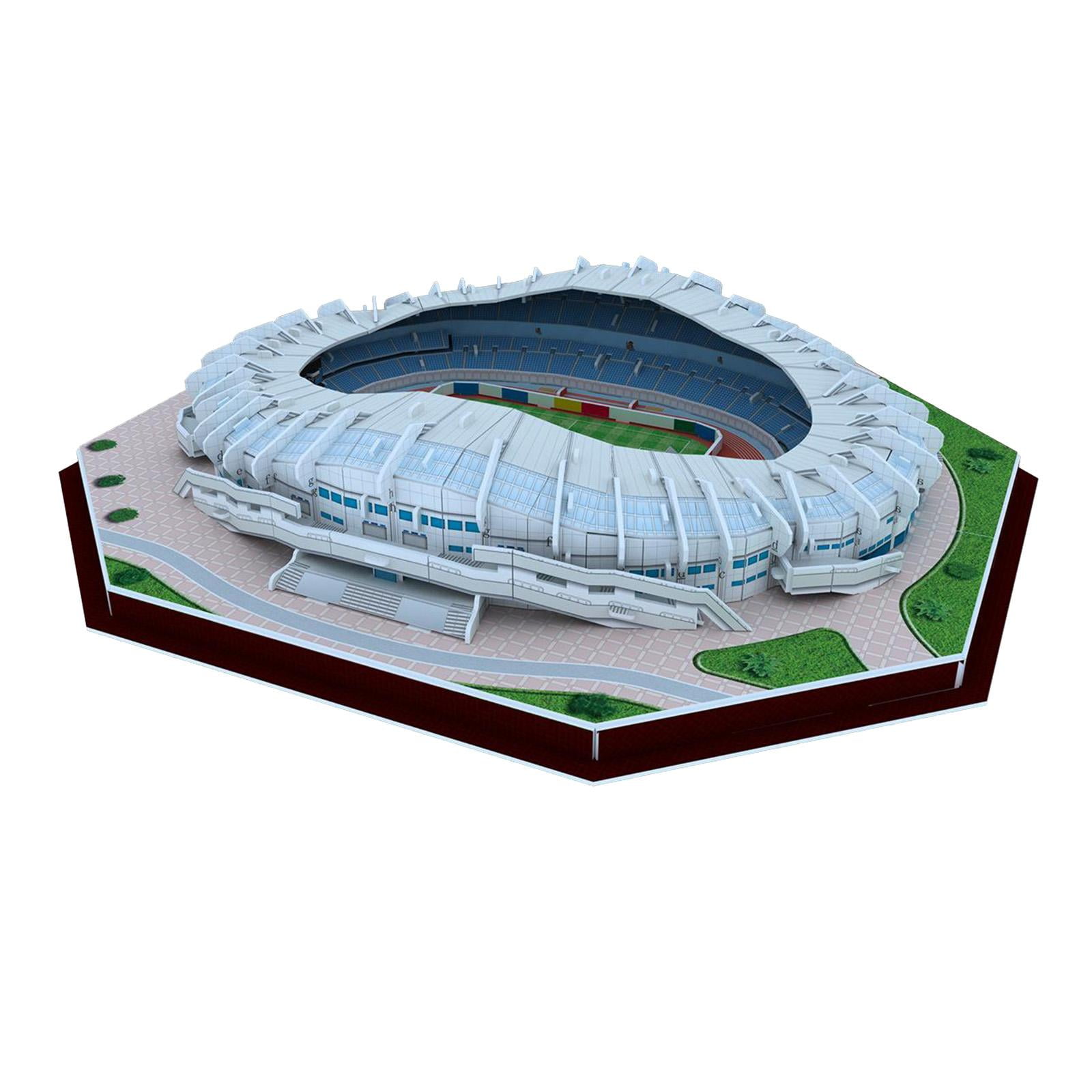 DIY Football Stadium European Soccer Playground Assembled 166pcs ...