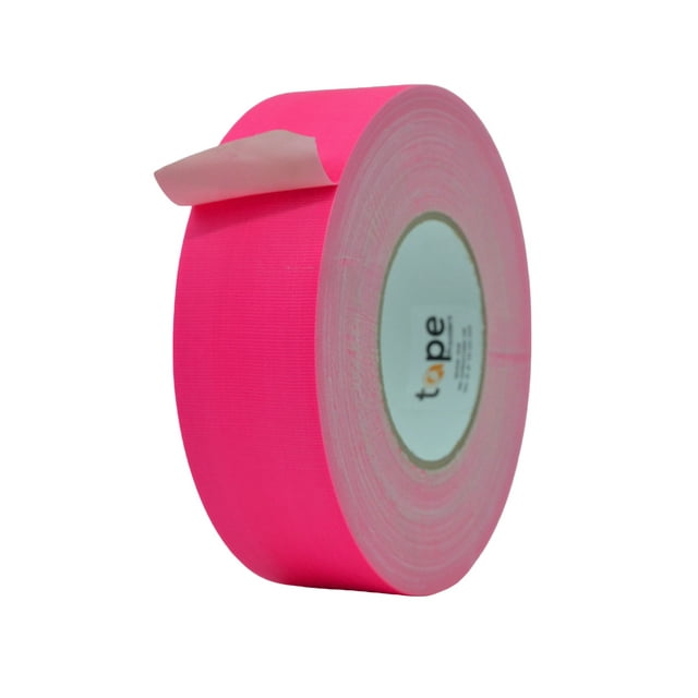 MAT Tape Neon Pink Gaffer Tape 12 in. x 60 yd. Waterproof No Residue ...