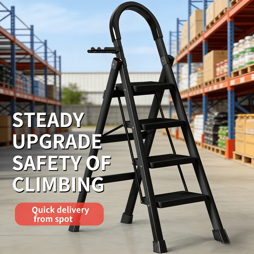 Click here for Nobrand Heavy-Duty 4-Step Portable Folding Ladder... prices
