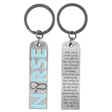 AkoaDa Nurse Keychain Nurse Gifts Nurses Prayer Lord Guide My Hands ...