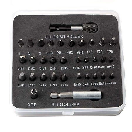 Tatum88 Damaged Screw Extractor, 33 Pieces Bolt Extractor Kit, With ...