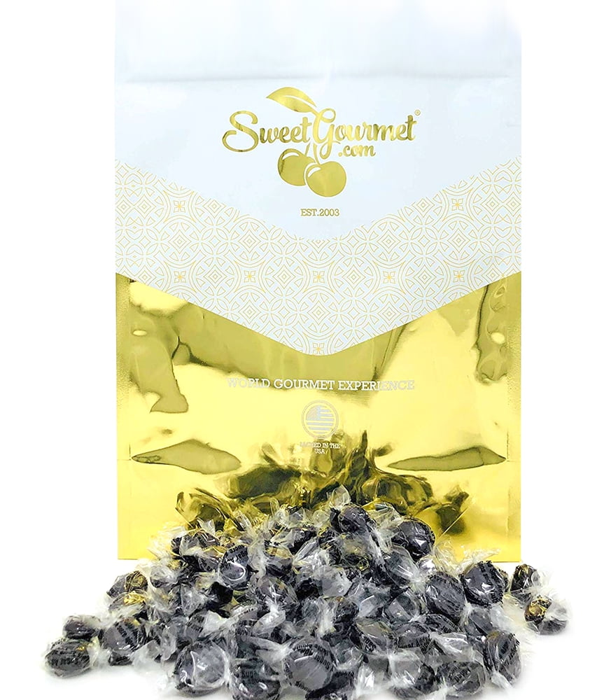 SweetGourmet Sugar Free Black Licorice Mini Buttons Isomalt | No Sugar ...