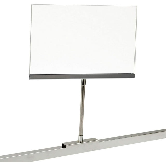 Retail Rack Acrylic Frame Magnetic Base Sign Holder, 7" X 11" Card ...