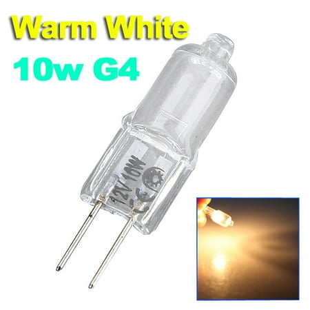 1/10/20 Pcs G4 JC Type Halogen Light Bulb, 10-Watt,12-Volt, Warm White ...