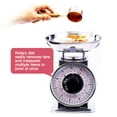 Tada 11lb Analog Kitchen Scale, Mechanical Food Scale for Grams, Ounces ...