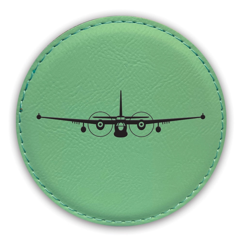 P-2 Neptune Coaster Laser Engraved Leatherette - Round Coasters - Many ...