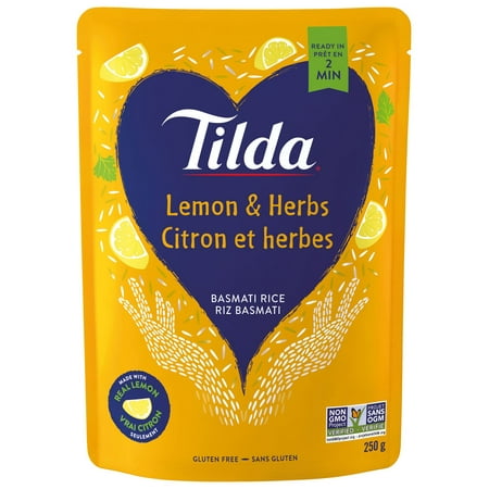 Tilda Lemon & Herbs Steamed Basmati Rice - Walmart.ca