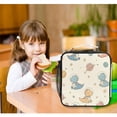 Square Insulated Lunch Bag Reusable Thermal Lunch Box Tote Cooler Bag ...