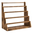 2026 5-Tier Trading Card Display Stand with Top Storage，Wood Card ...